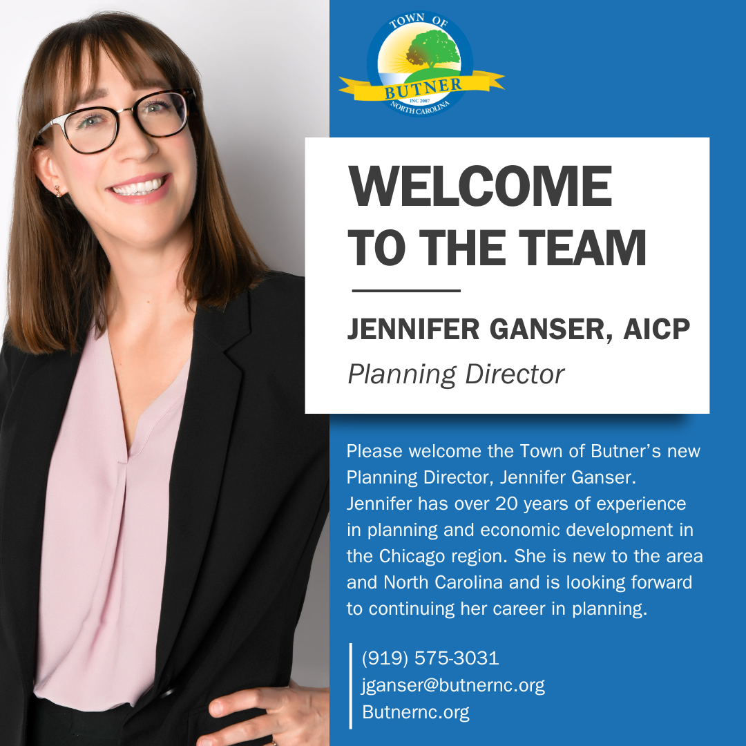 Meet the New Planning Director | Butner NC