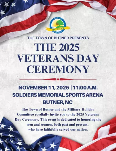2025 Veterans Day Ceremony | Butner NC